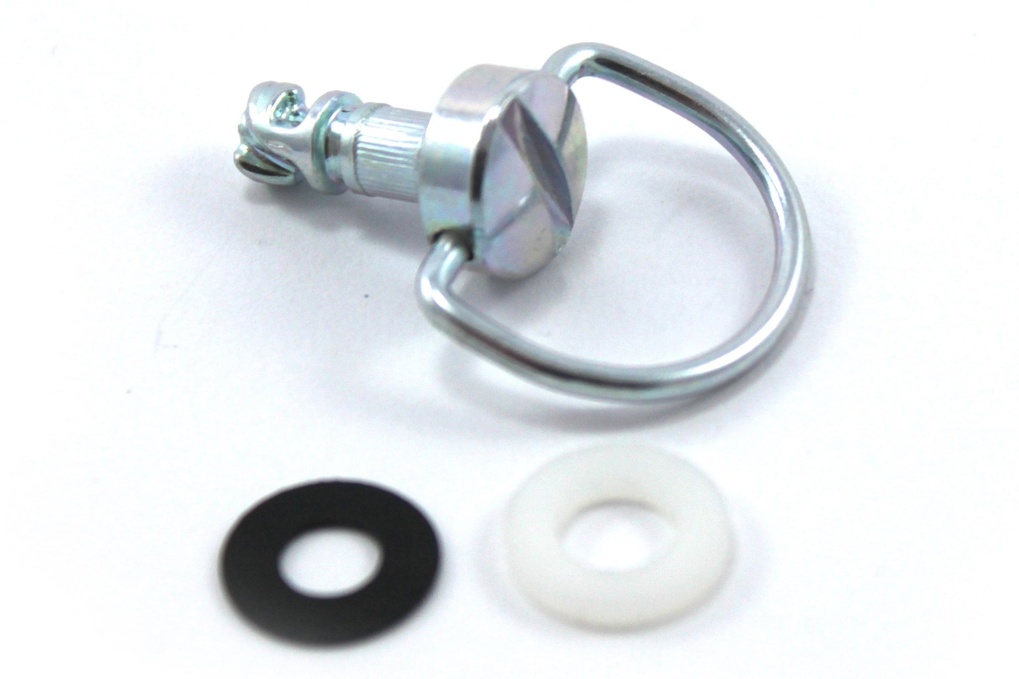 Dzus Fasteners D-Ring Bail Handle Silver Zinc Panex Studs 6mm (No Rece ...