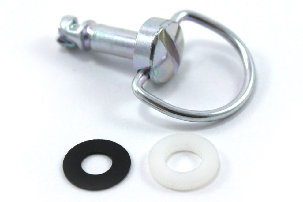 Dzus Fasteners D-Ring Bail Handle Silver Zinc Panex Studs 6mm (No Rece ...